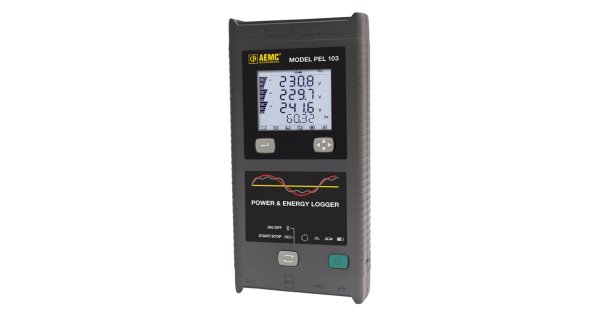 Analisador de Potência Trifásica e Data Logger AEMC PEL 103